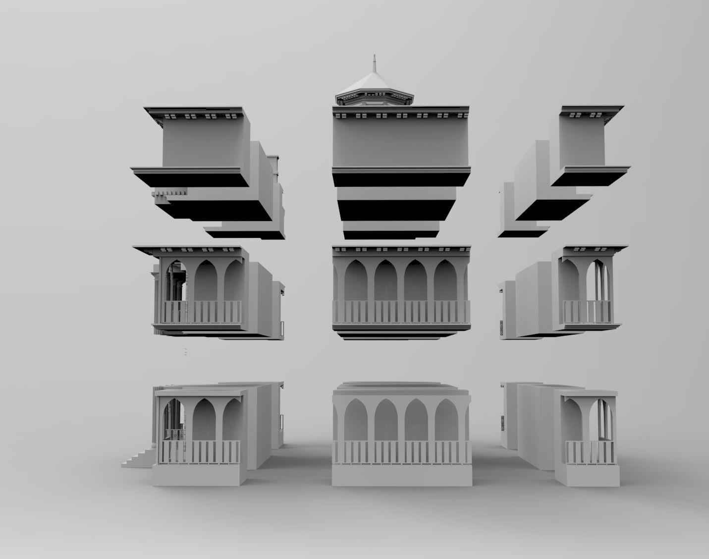 Disneyland Haunted Mansion 3D model 3D printable | CGTrader