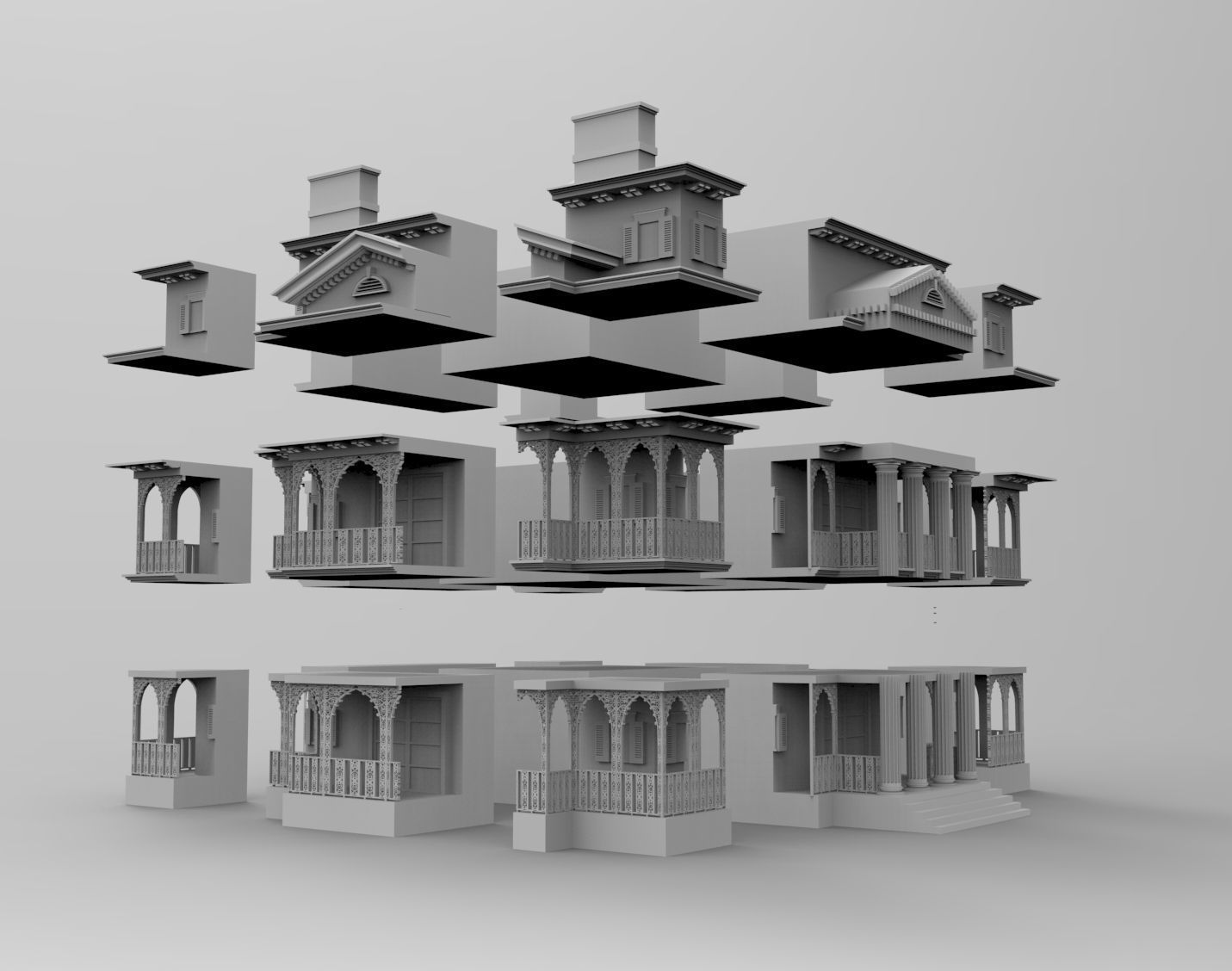 Disneyland Haunted Mansion 3D model 3D printable | CGTrader