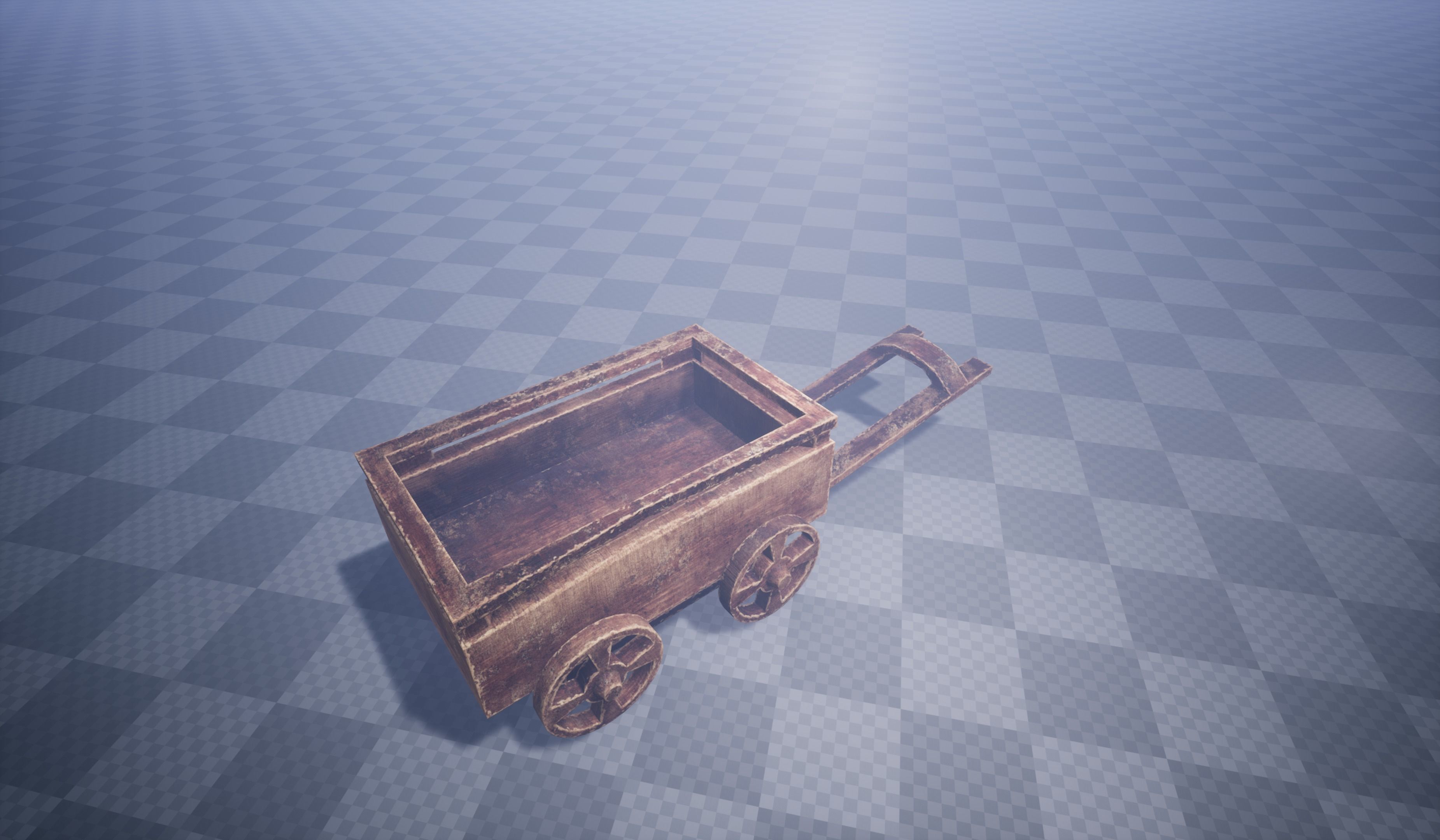 3D model Damaged Cart VR / AR / low-poly | CGTrader