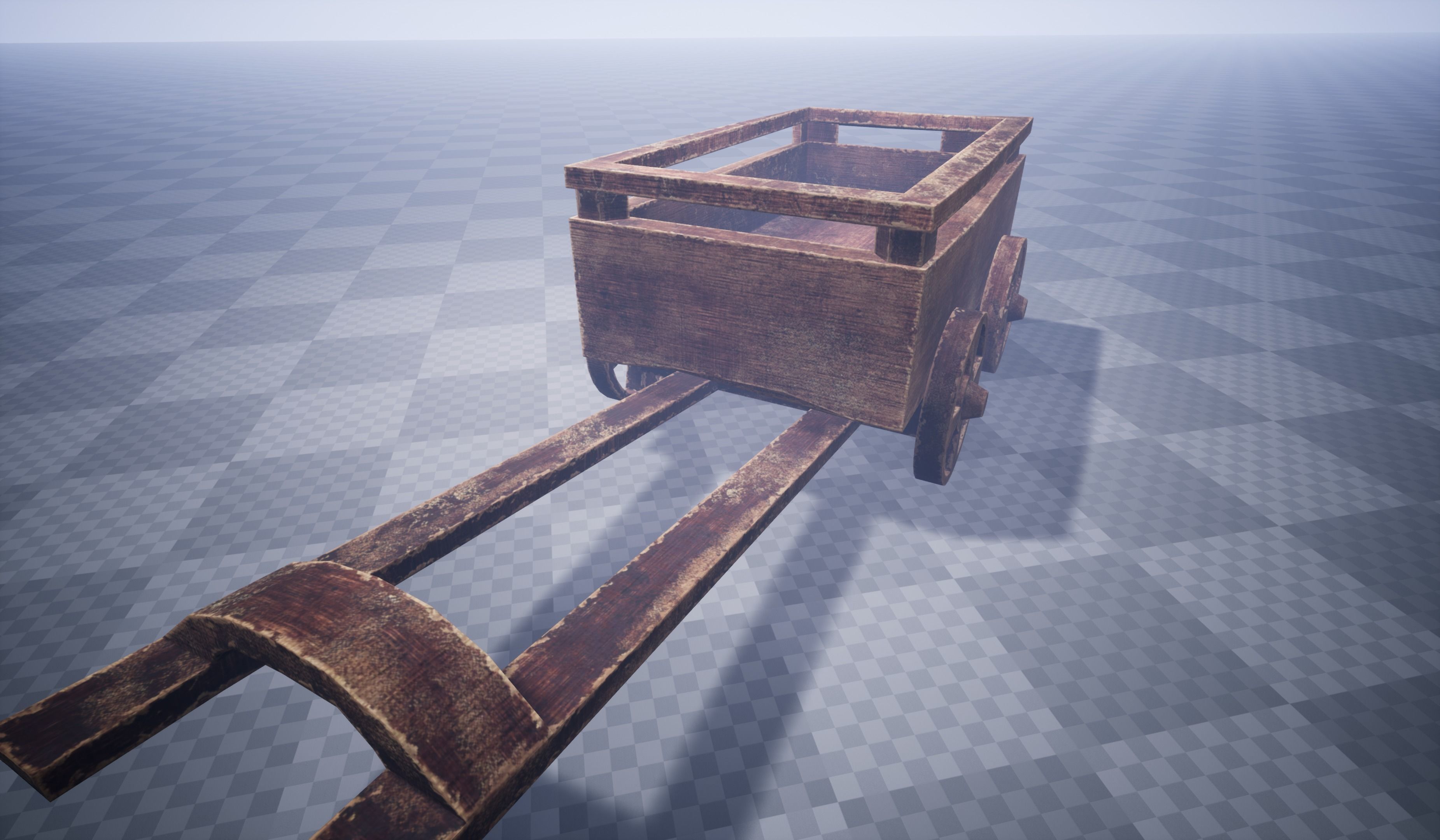 3D model Damaged Cart VR / AR / low-poly | CGTrader