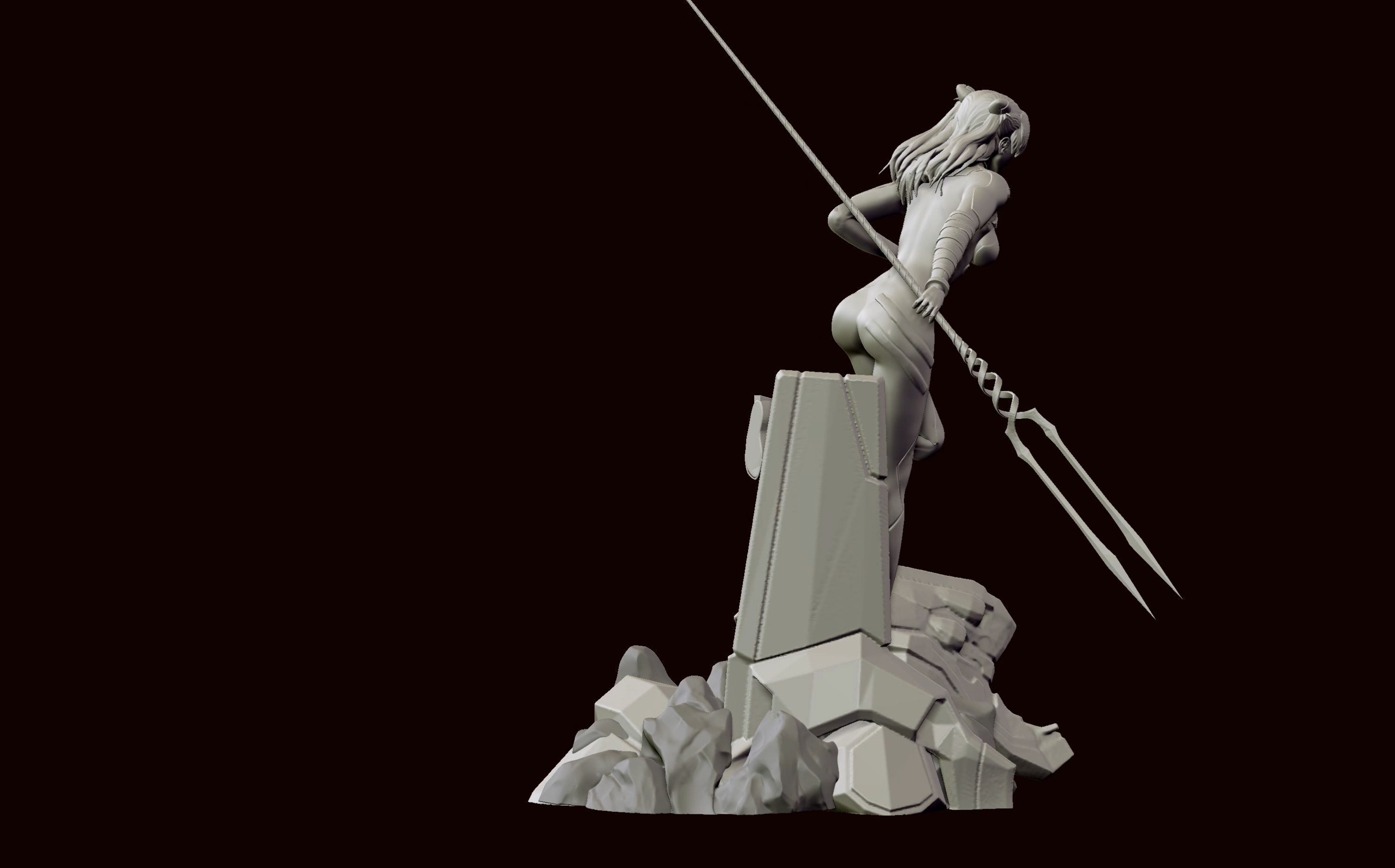 Asuka Langley - Neon Genesis Evangelion - 3d print figurine 3D model 3D ...