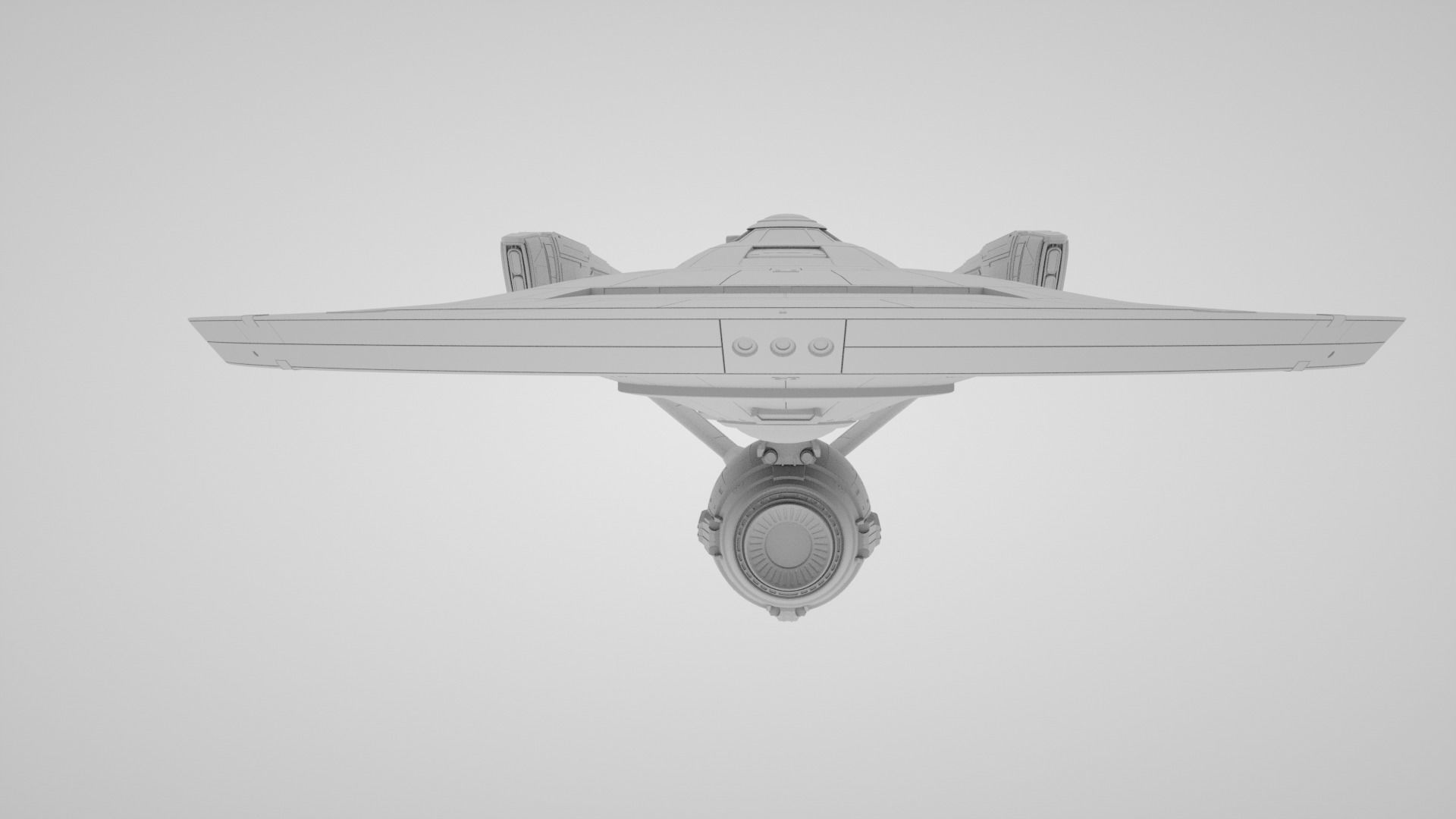 Star Trek Discovery - USS Enterprise Refit STLs for 3D printing 3D ...
