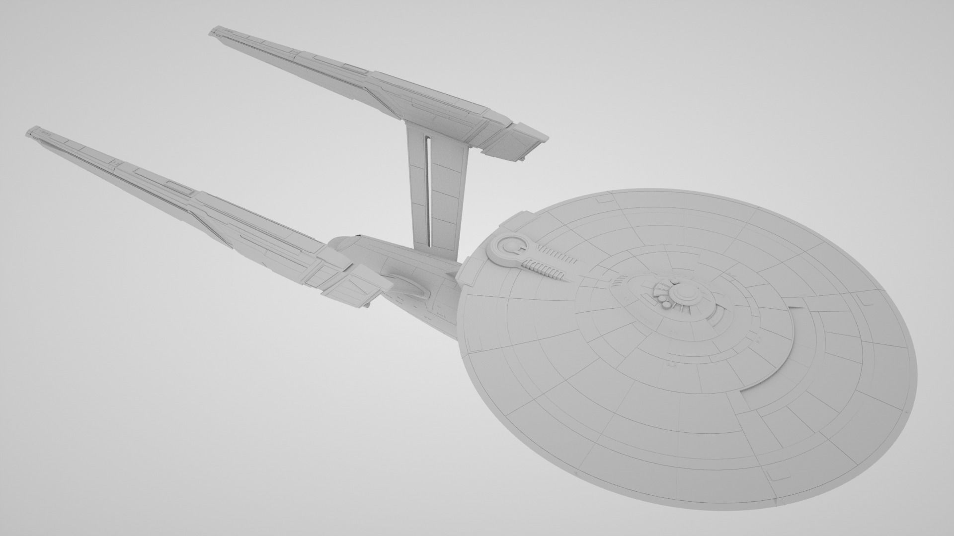 Star Trek Discovery - USS Enterprise Refit STLs for 3D printing 3D ...