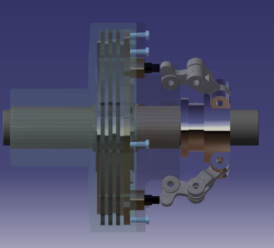 Automobile Clutch-Assembly 3D model | CGTrader