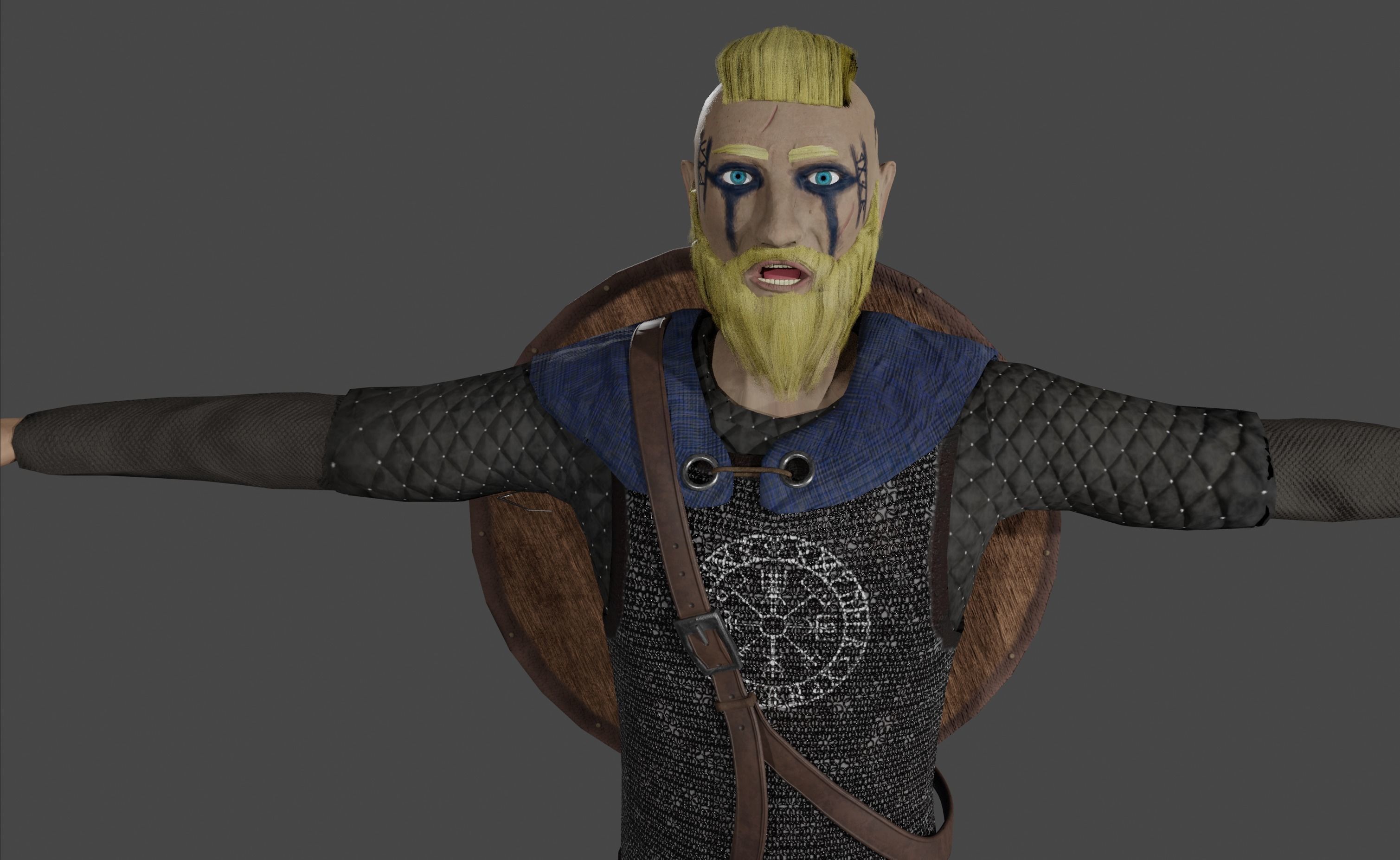 Viking Jarl free VR / AR / low-poly 3D model | CGTrader