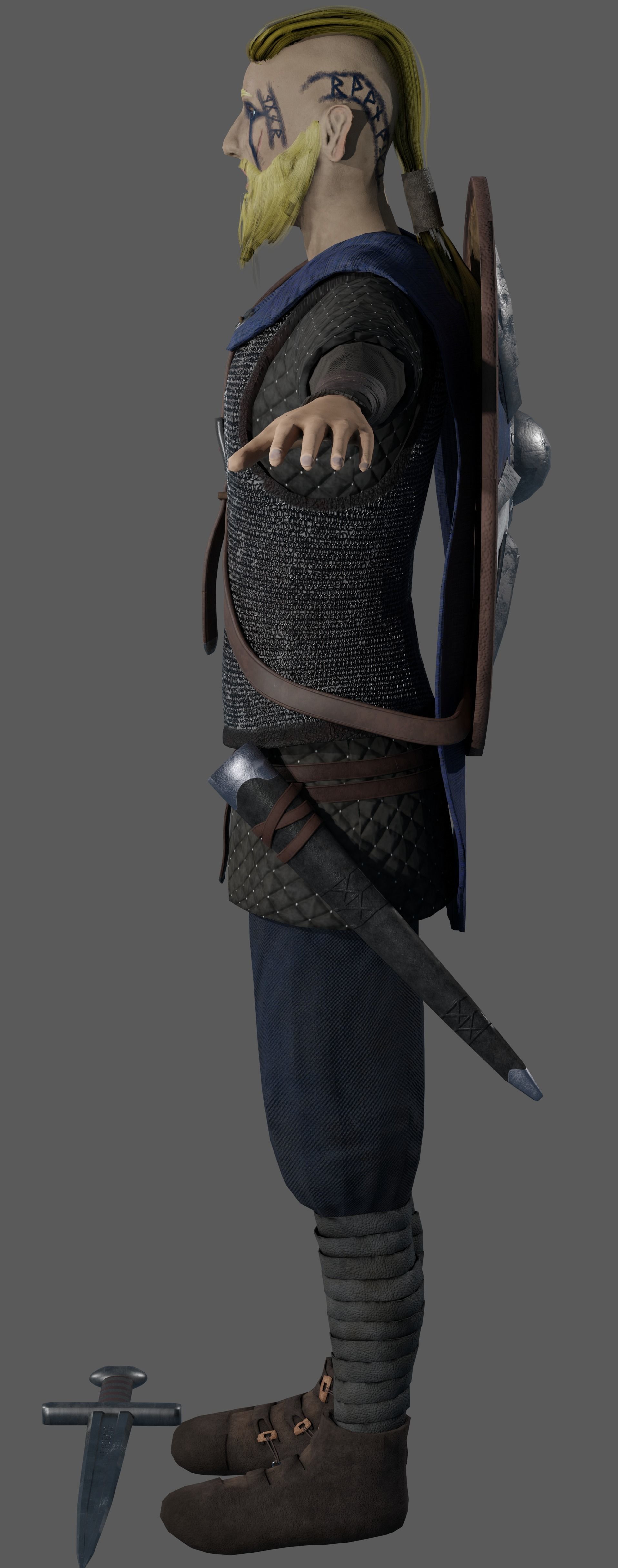 Viking Jarl free VR / AR / low-poly 3D model | CGTrader