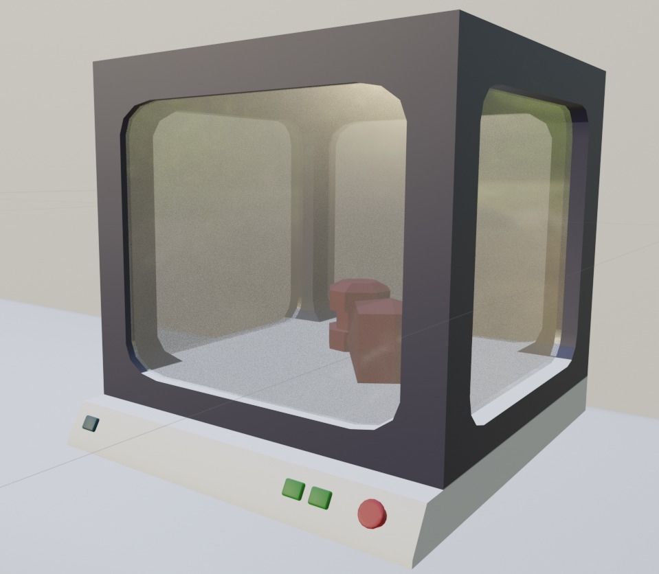 3D model laboratory white VR / AR / low-poly | CGTrader