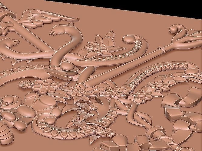 3D FLORAL DESIGN free 3D model | CGTrader