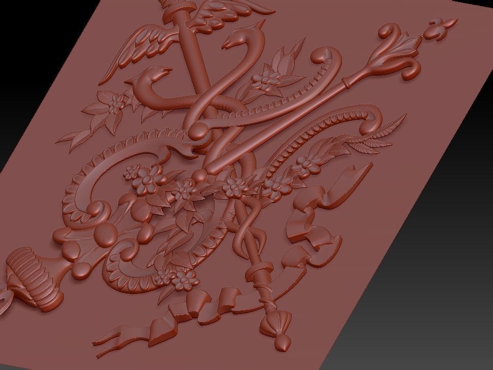 3D FLORAL DESIGN free 3D model | CGTrader