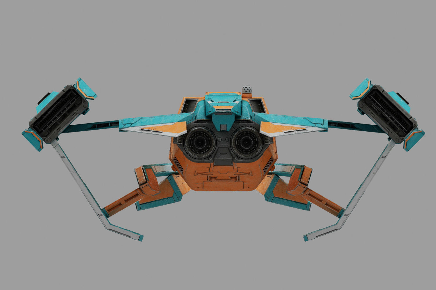 Space Fighter VORTEX 3D model | CGTrader