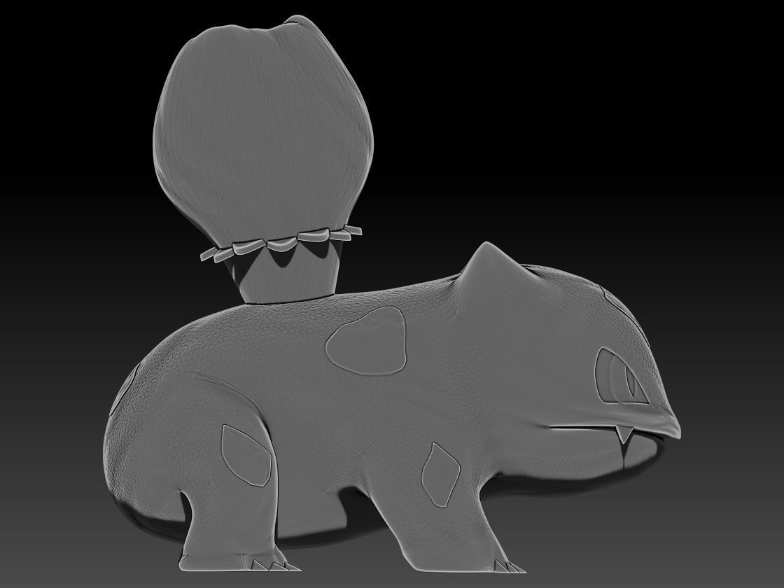 Pokemon Ivysaur 3D model 3D printable | CGTrader