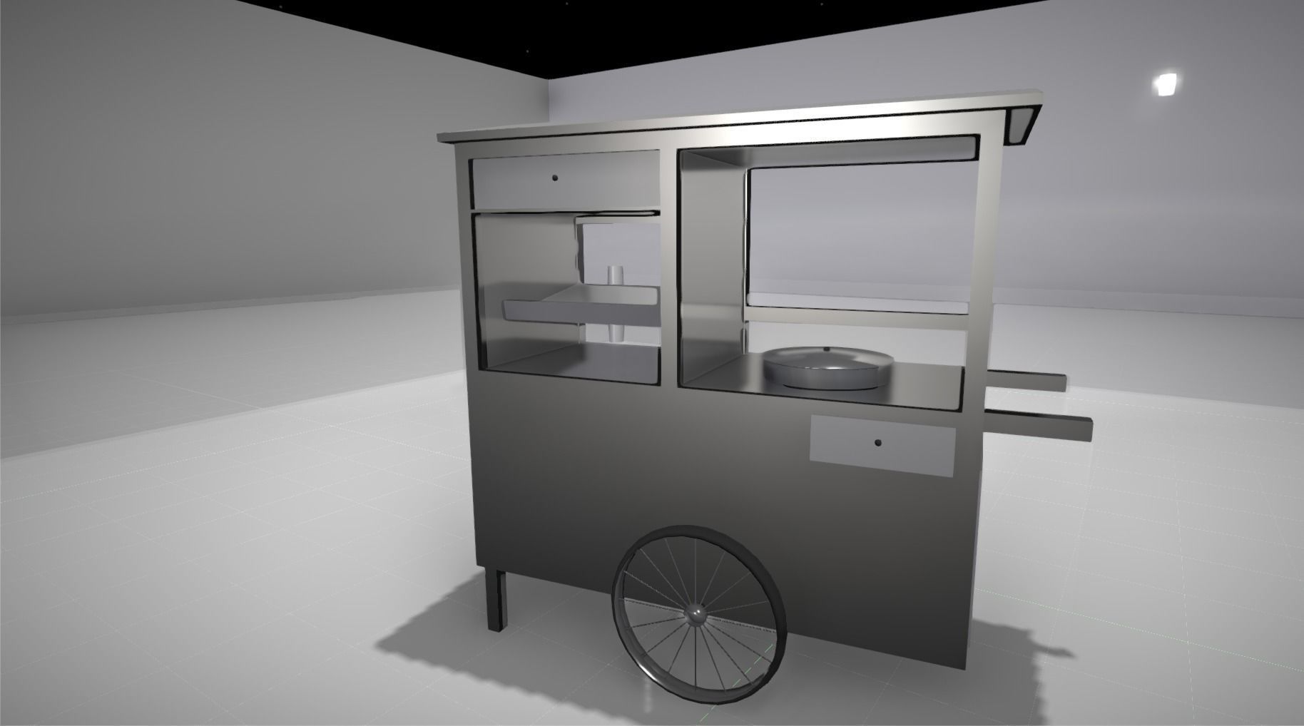 3D model Gerobak Siomay VR / AR / low-poly | CGTrader