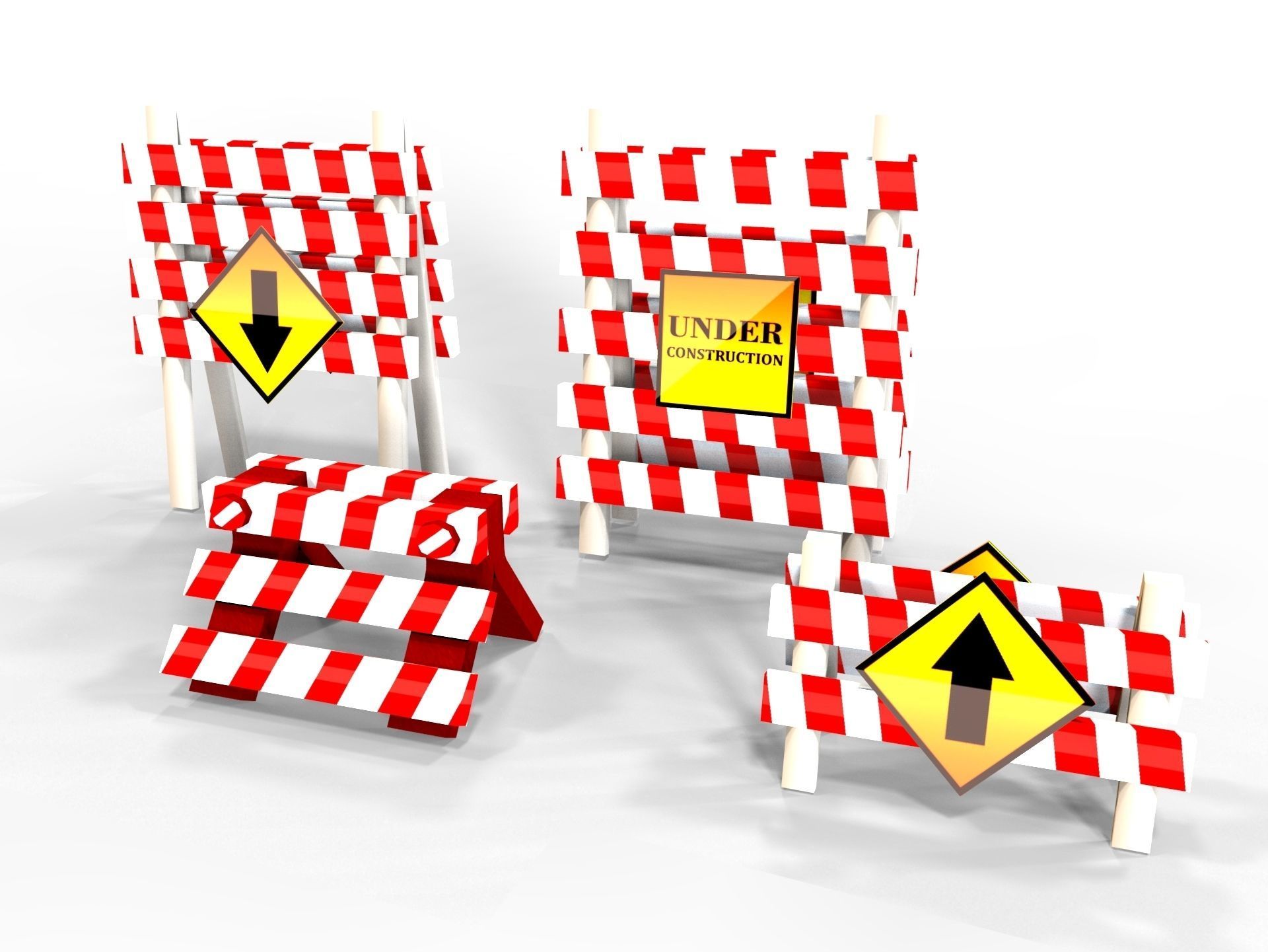 3D City Obstacle 3D model | CGTrader