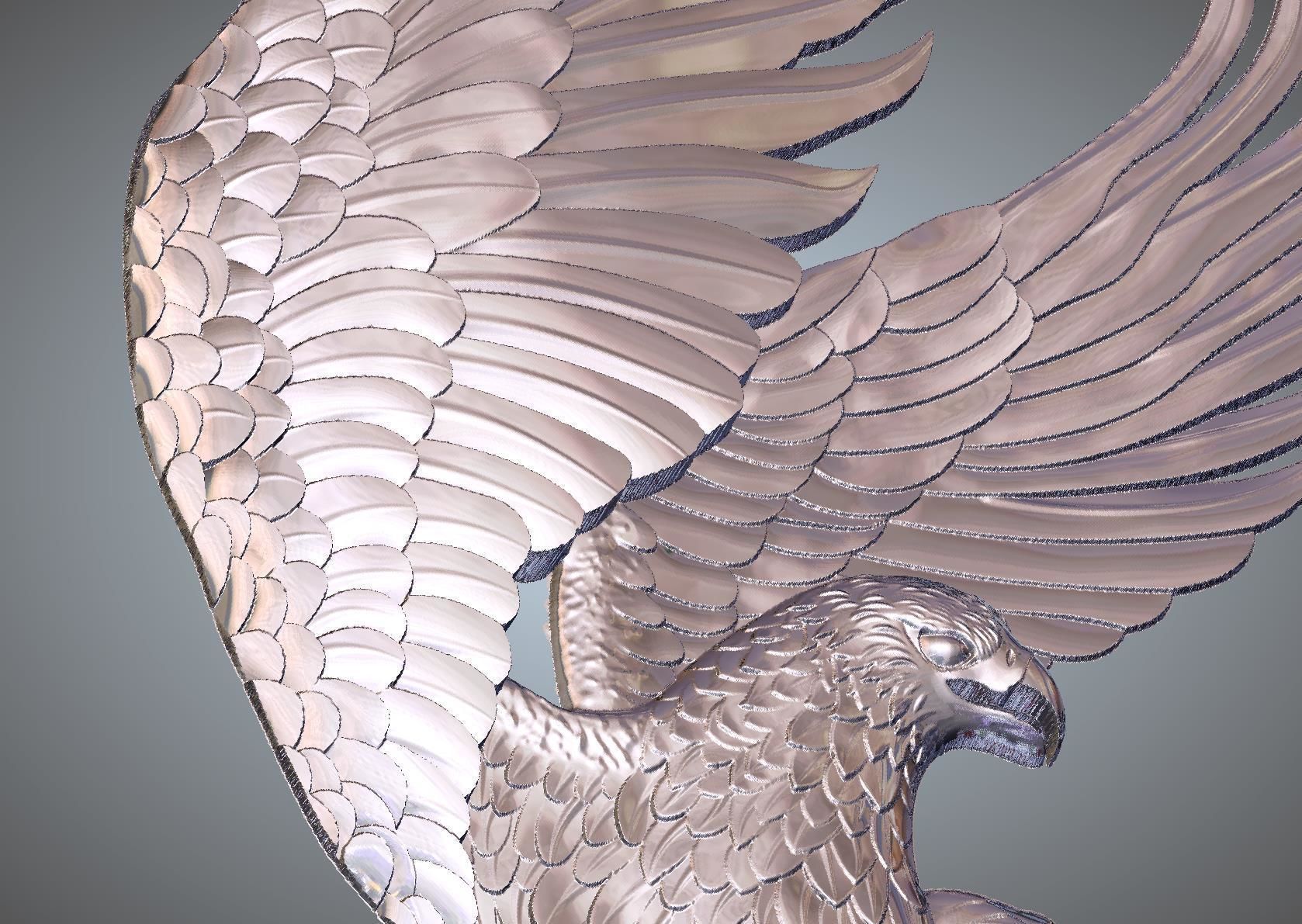 EAGLE 3D model 3D printable | CGTrader