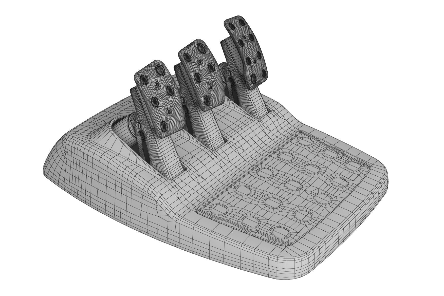 Logitech G29 Driving Force Racing Wheel Set 3D model | CGTrader