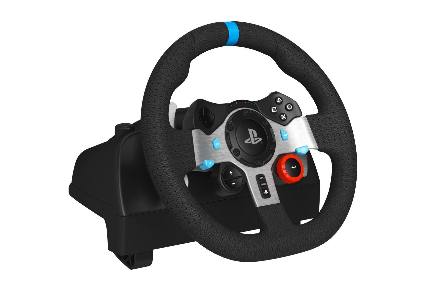 Logitech G29 Driving Force Racing Wheel Set 3D model | CGTrader