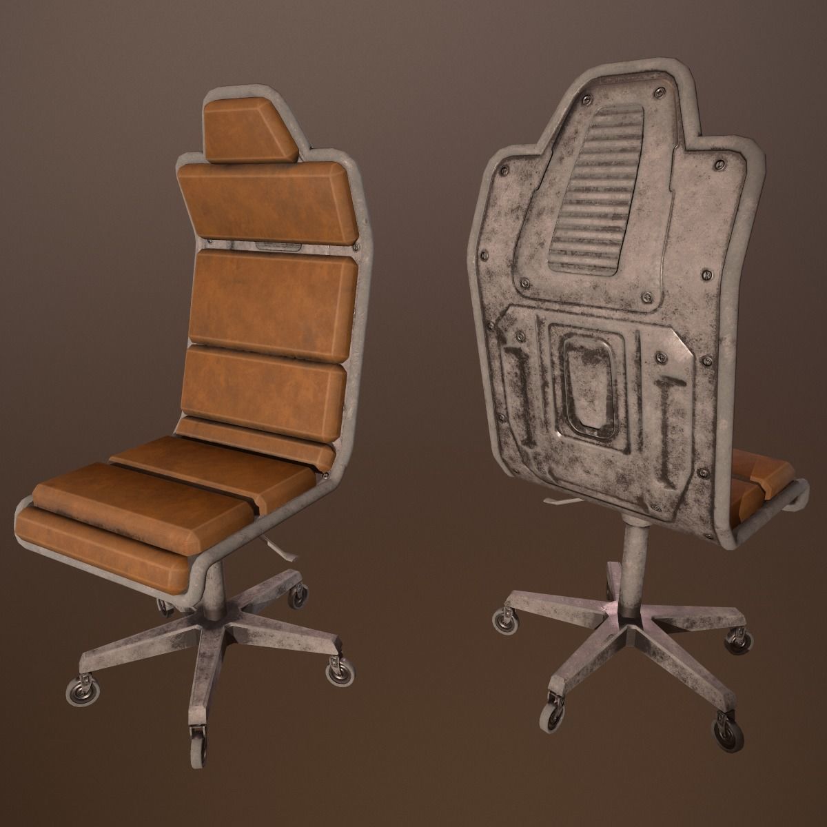 3D model Sci Fi Chair - PBR Game Ready 3D model VR / AR / low-poly ...