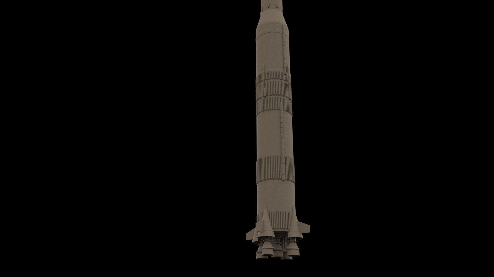 satren v 3D Model rocket 3D model | CGTrader