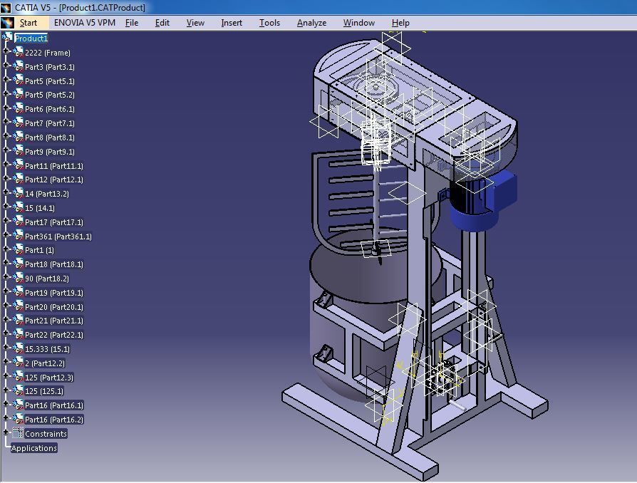 planetary mixer 3D model | CGTrader