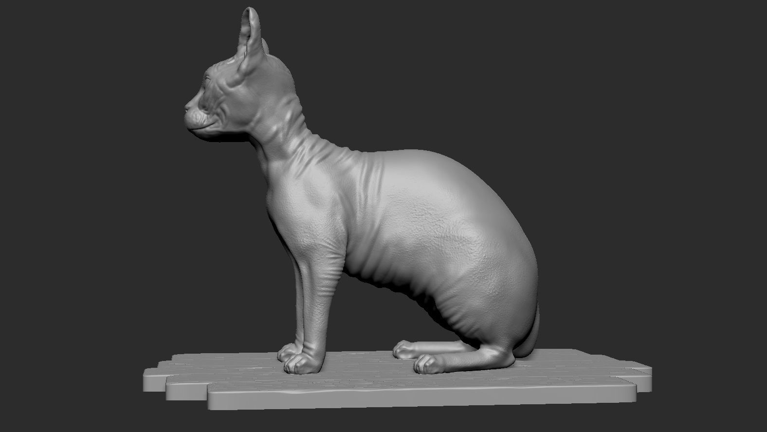 Sphynx cat 3d model for 3d printing 3D model 3D printable | CGTrader