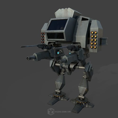 3D model RoboWar- Lowpoly model robot VR / AR / low-poly | CGTrader