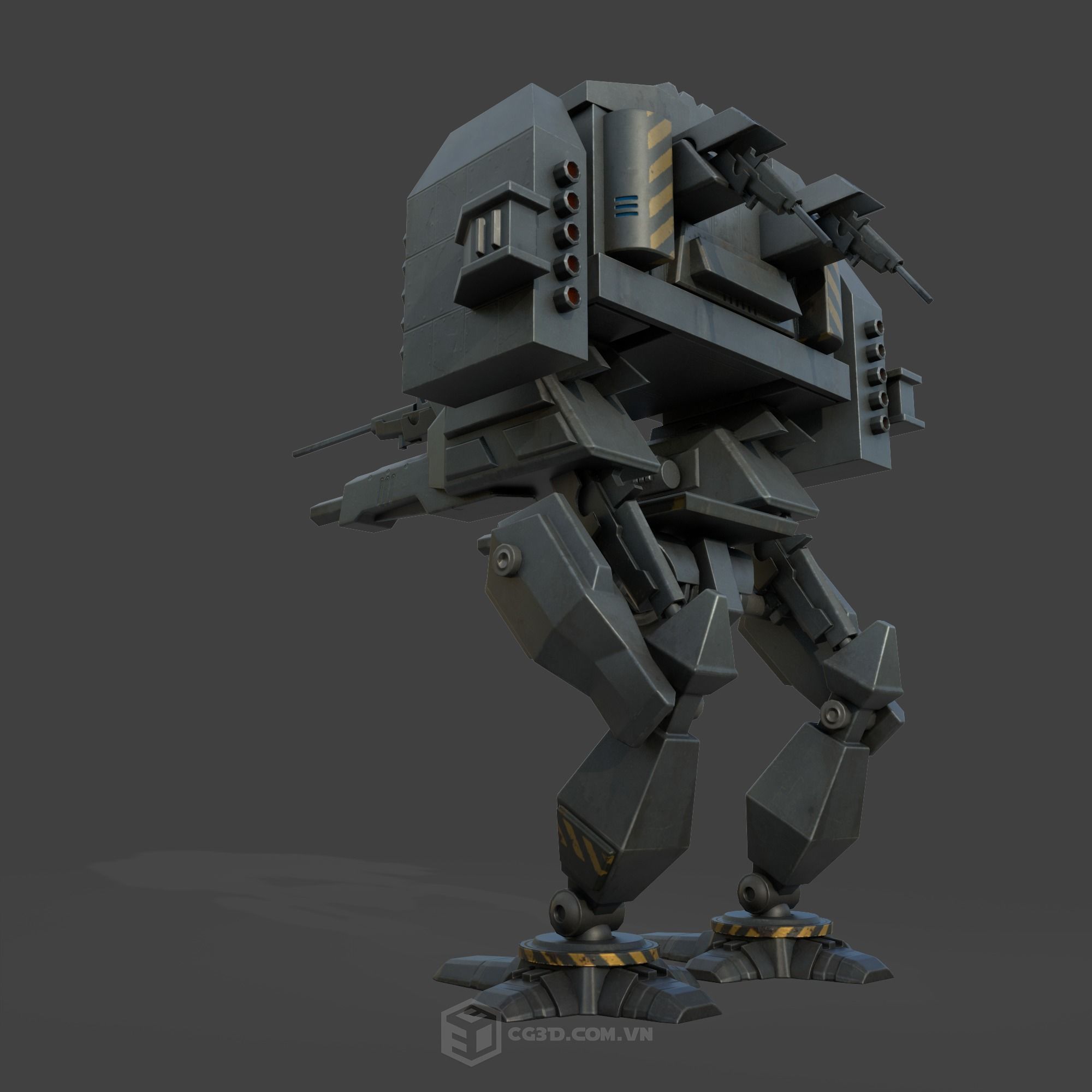 3D model RoboWar- Lowpoly model robot VR / AR / low-poly | CGTrader