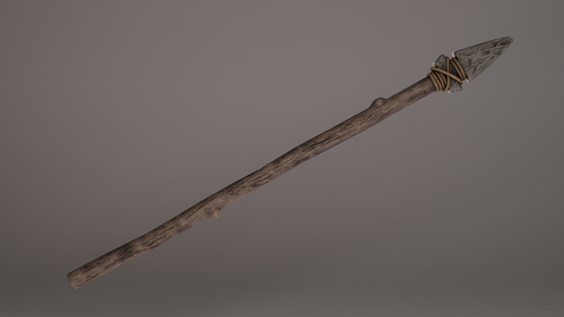 3D model Stone Spear VR / AR / low-poly | CGTrader