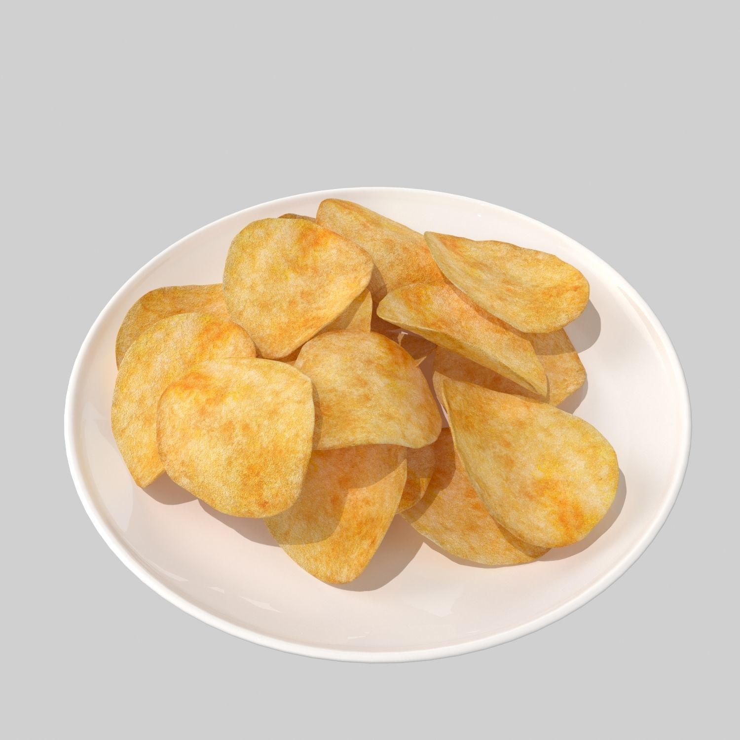 Potato Chips 3D model | CGTrader