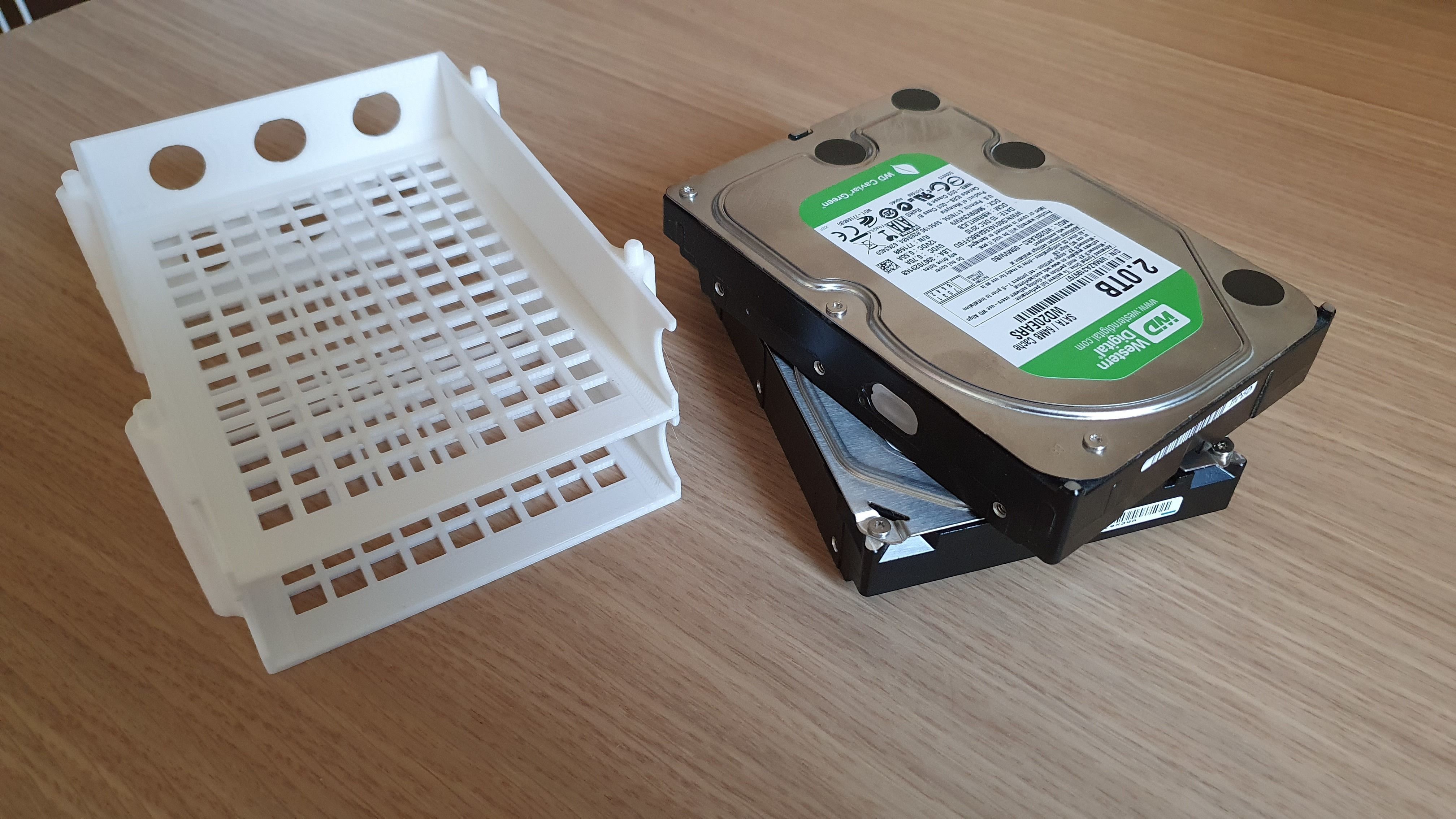 Stackable Harddisk Storage 3D model 3D printable | CGTrader