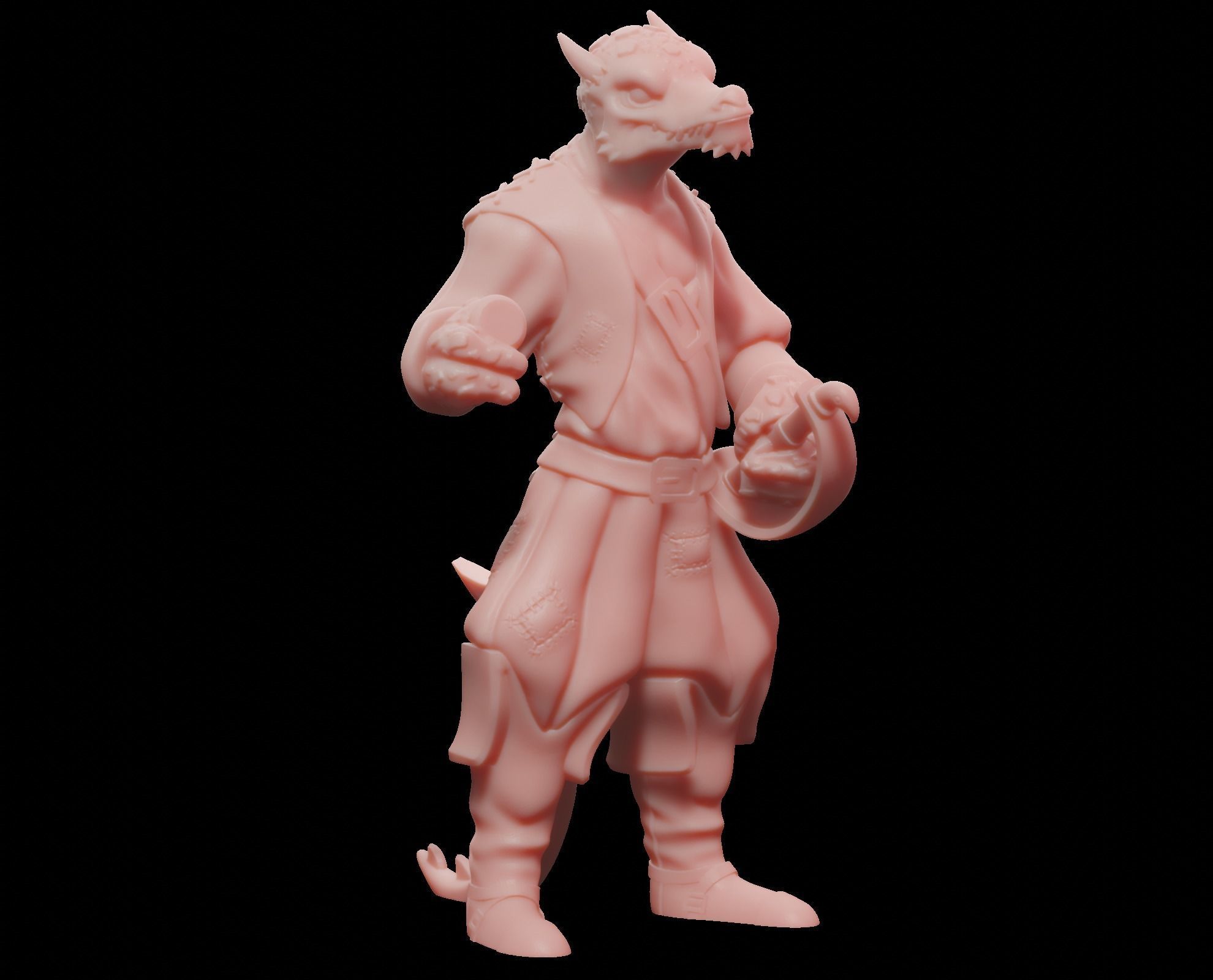 Pirate Kobolds 3D model 3D printable | CGTrader