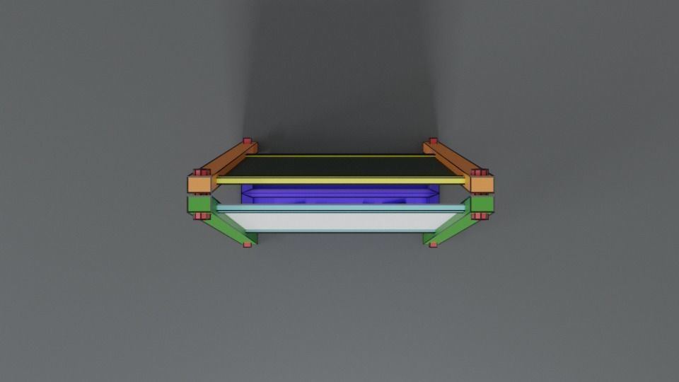 3D model Low Poly Cartoon Kids Drawing and Writing Board VR / AR / low ...