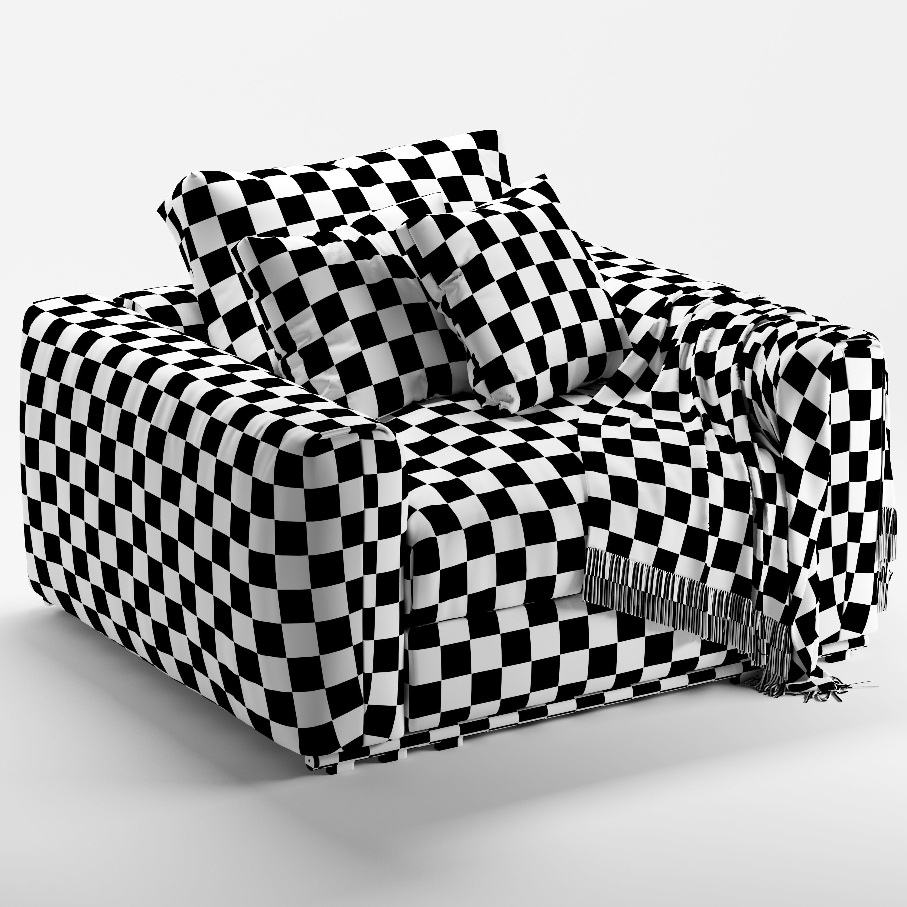 Flexform Asolo armchair 3D model | CGTrader