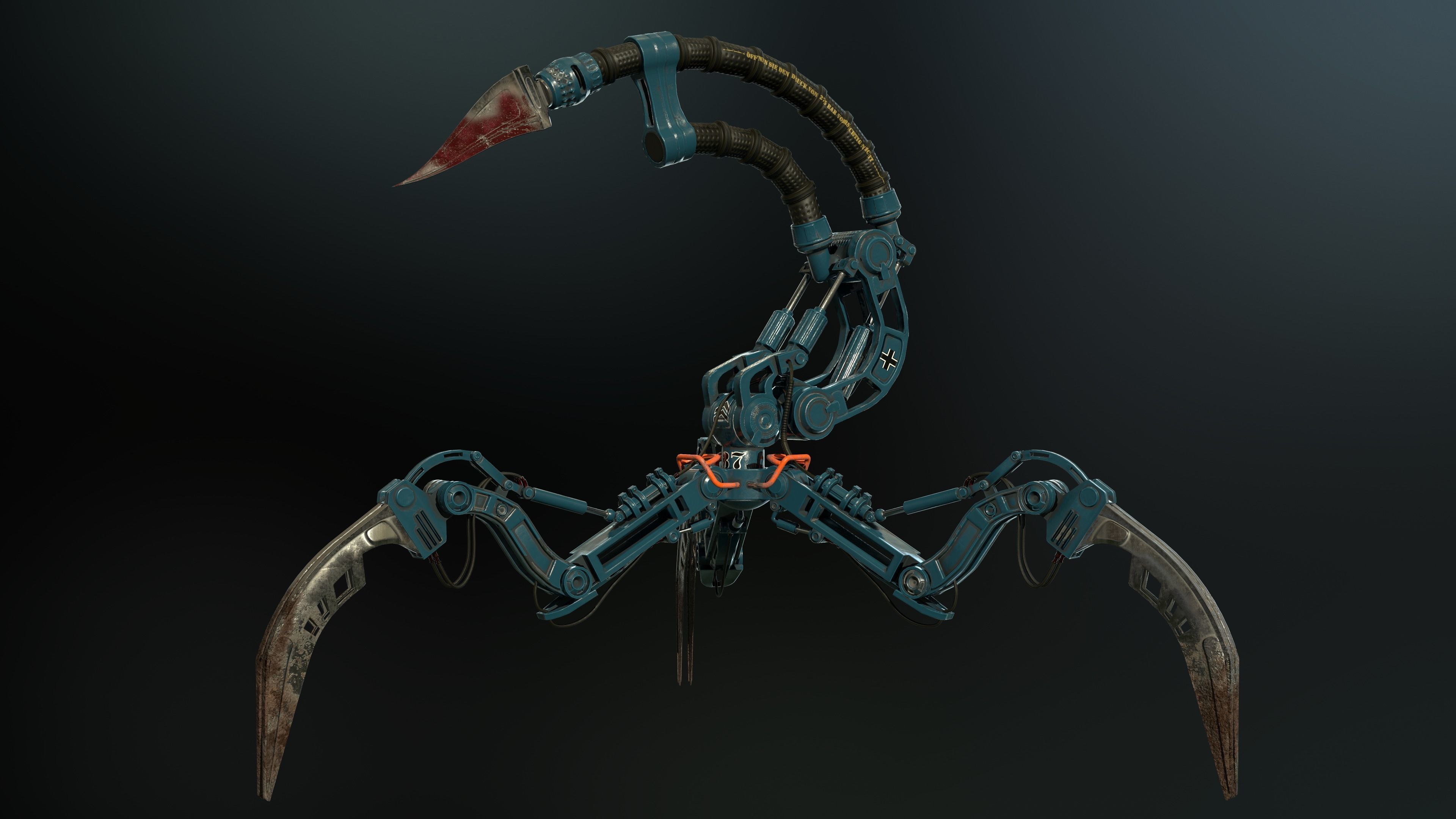 3D model Battle tripod Sci-fi VR / AR / low-poly | CGTrader