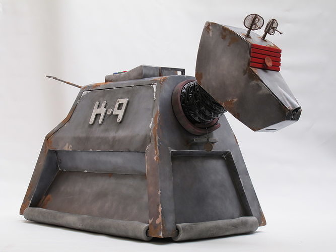 Doctor Who K9 Full Size Replica 3D print STL files 3D model 3D ...