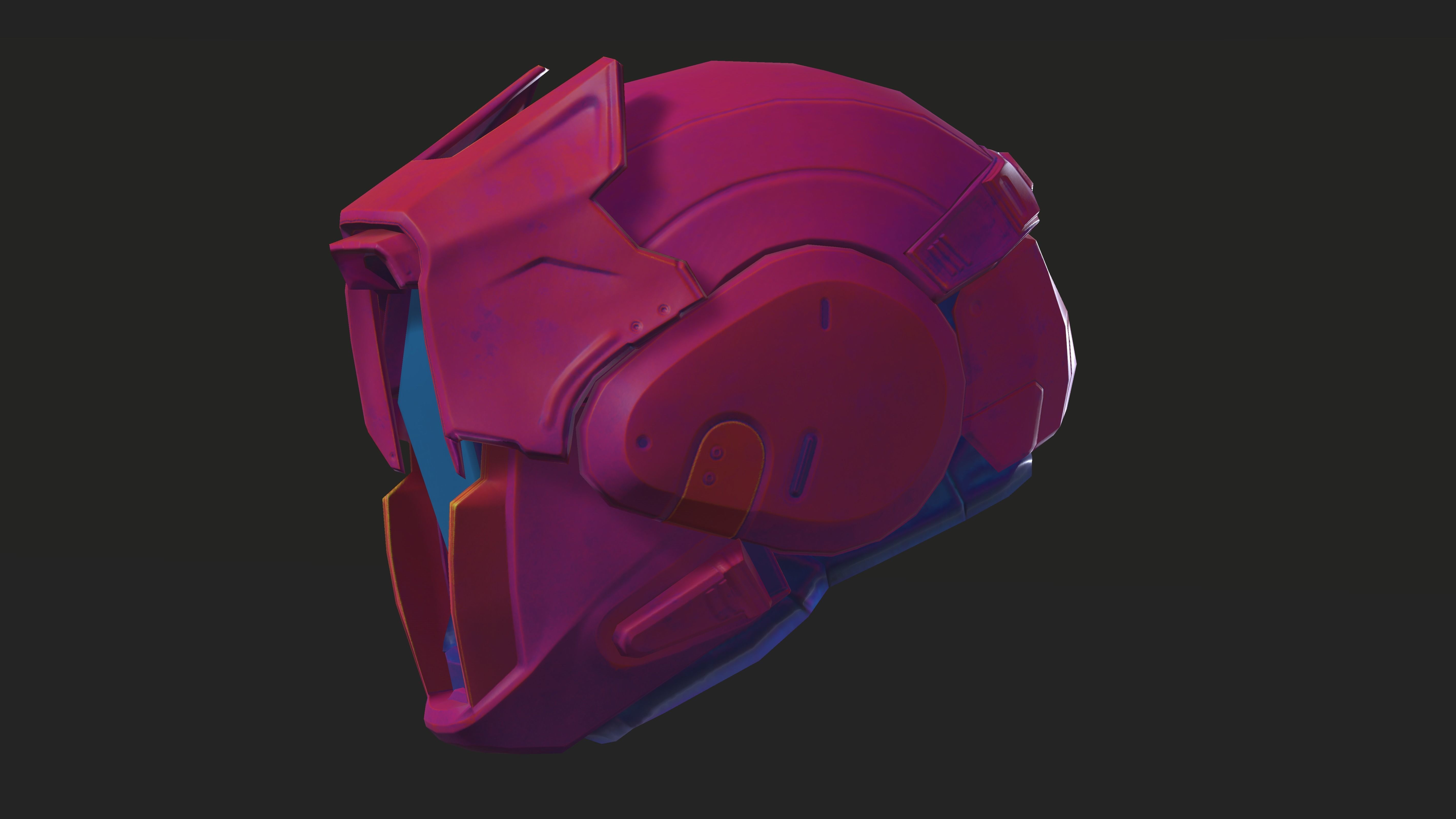 3D model Project 1 - Pink Defender VR / AR / low-poly | CGTrader