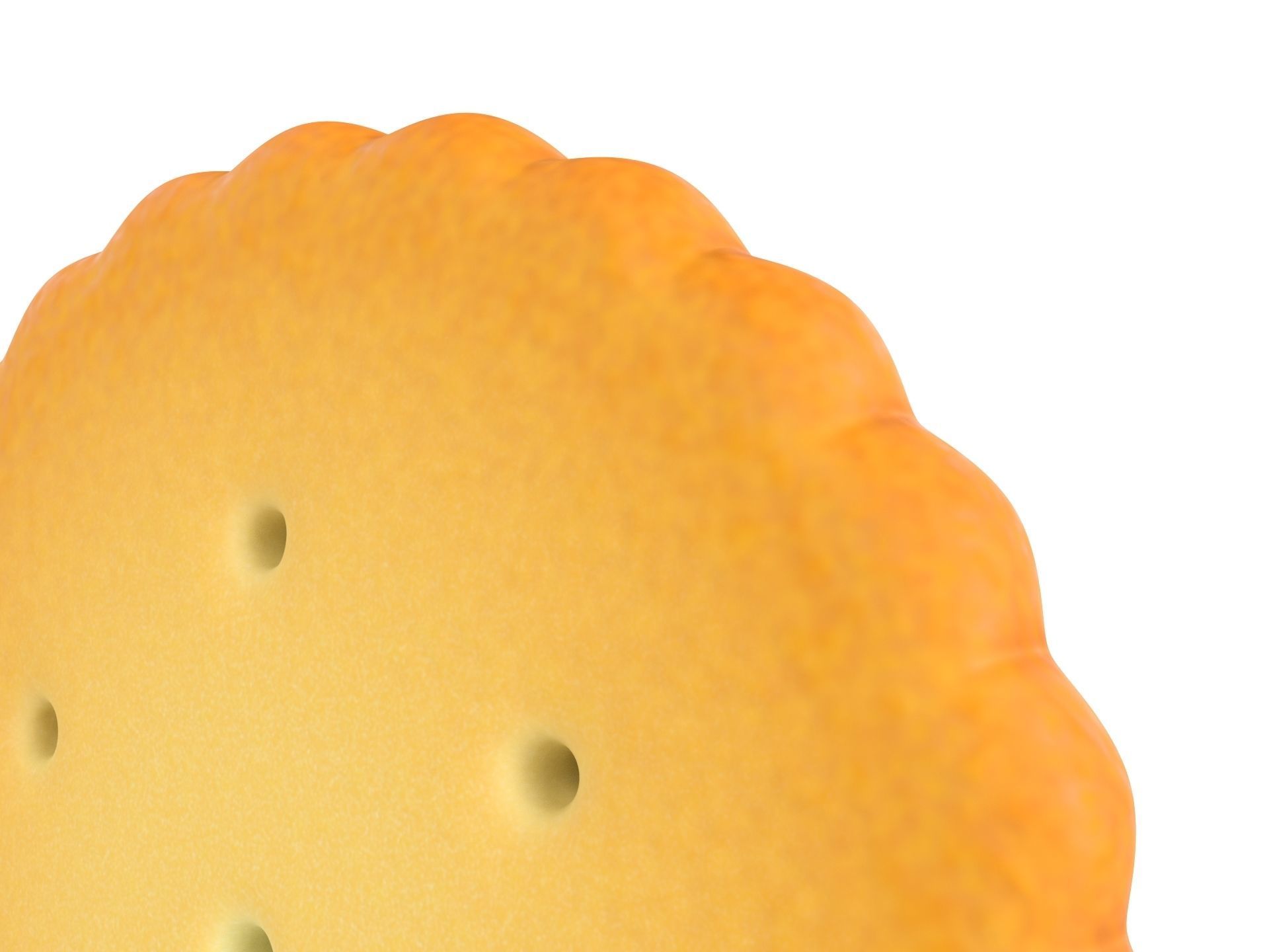 Round Cracker 3D model | CGTrader