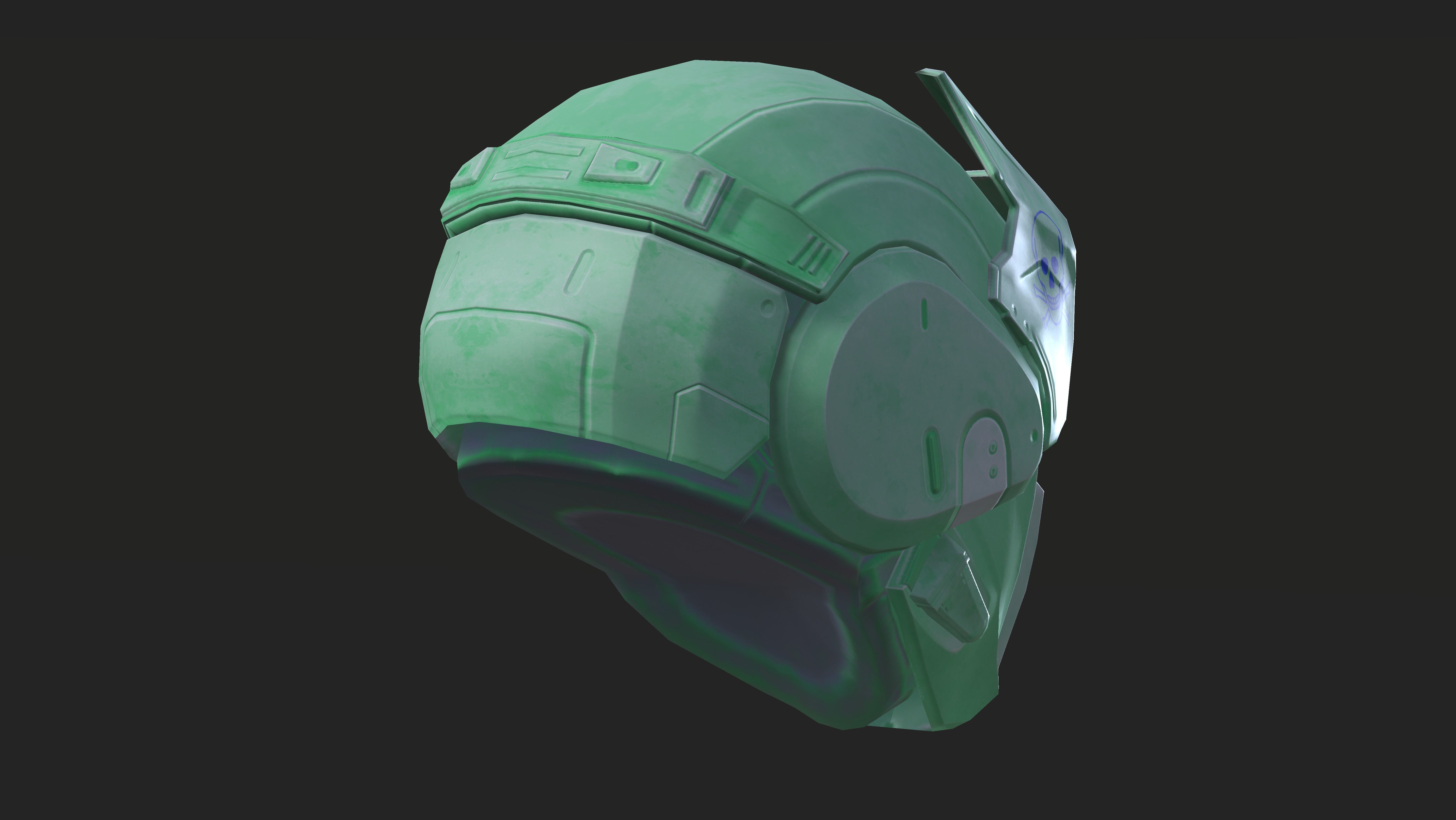 3D model Project 1 - Green Assassin VR / AR / low-poly | CGTrader