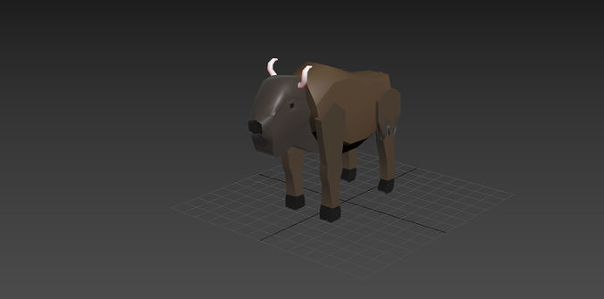 the wild west bison free 3D model | CGTrader