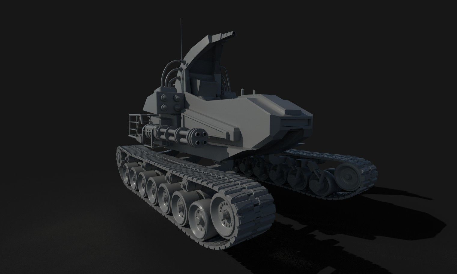3D model Cybertank VR / AR / low-poly | CGTrader