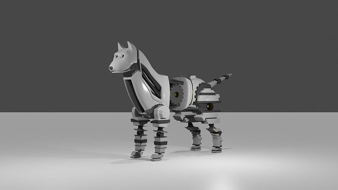 Robot Dog 3D model rigged | CGTrader