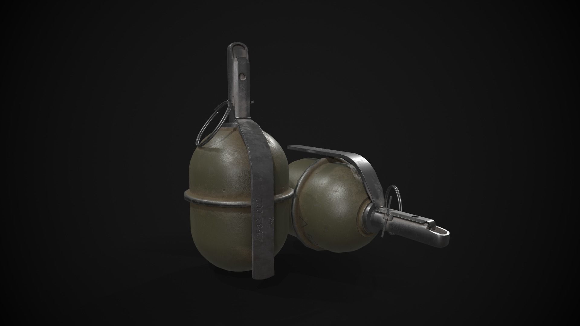 3D model Hand grenade RGD-5 VR / AR / low-poly | CGTrader