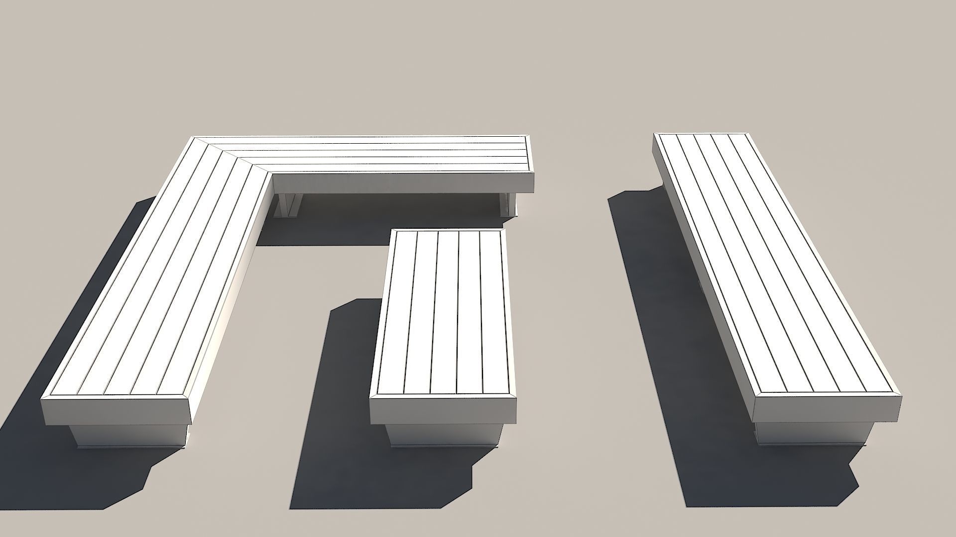 Bench 3D model | CGTrader