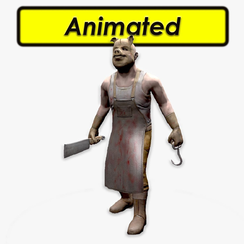 3D model Bloody Butcher VR / AR / low-poly animated | CGTrader