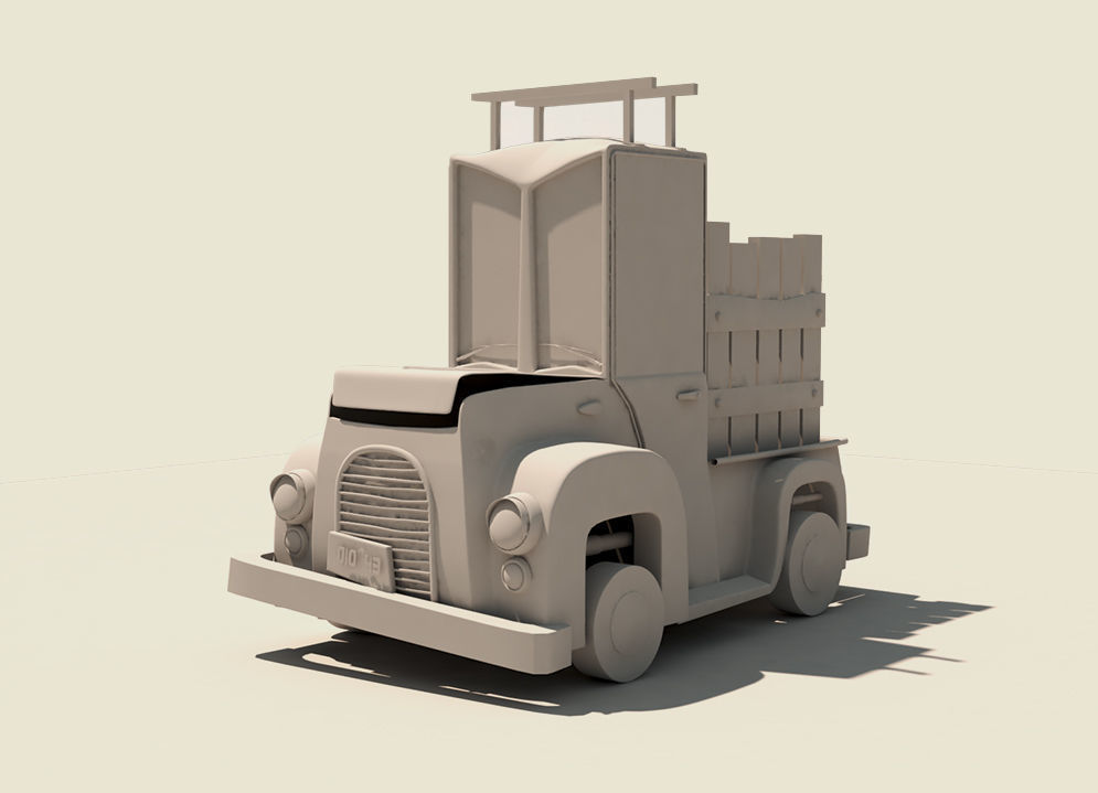 3D stylized car 3D model | CGTrader