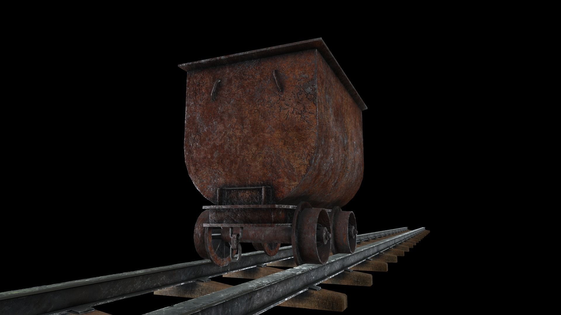 3D model Underground Coal Mine Tunnel VR / AR / low-poly | CGTrader