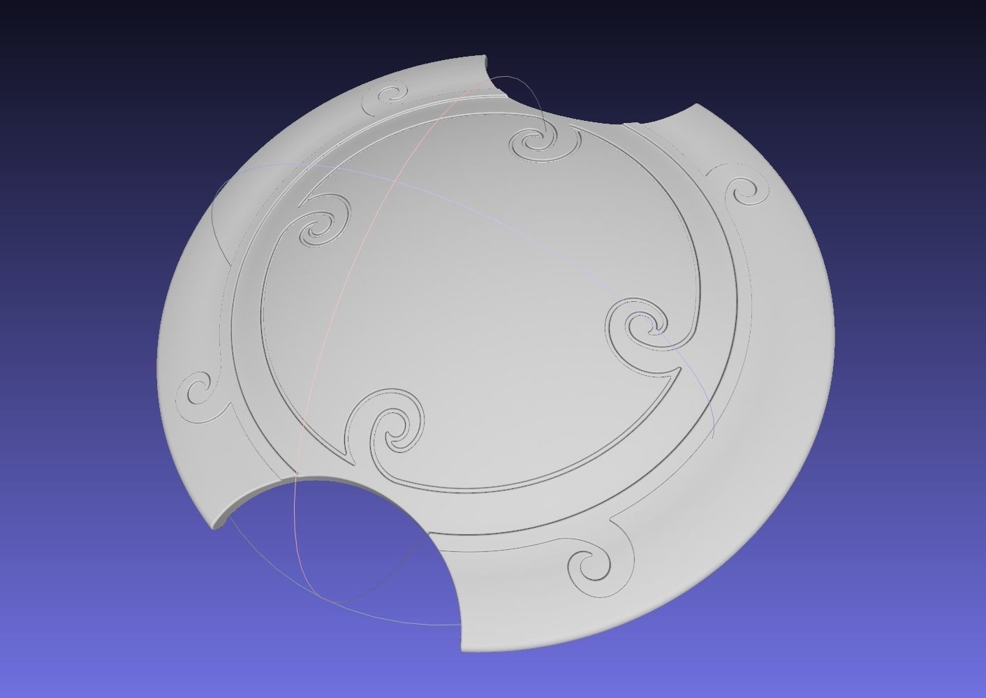 RWBY Pyrrha Nikos Shield Printable Assembly 3D model 3D printable ...