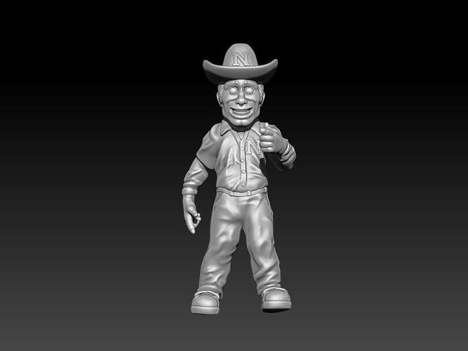 Herbie Husker University of Nebraska 3D model 3D printable | CGTrader