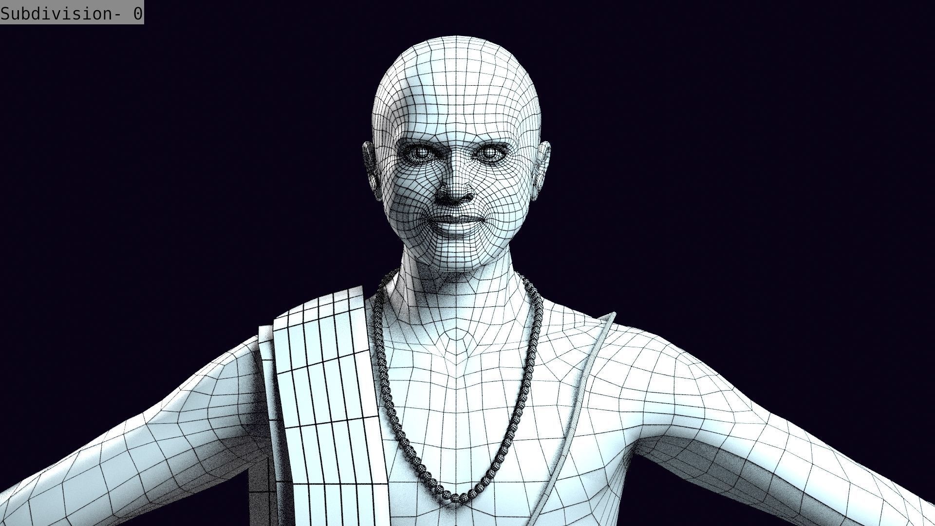 3D model Brahman Indian Character 3D model rigged | CGTrader