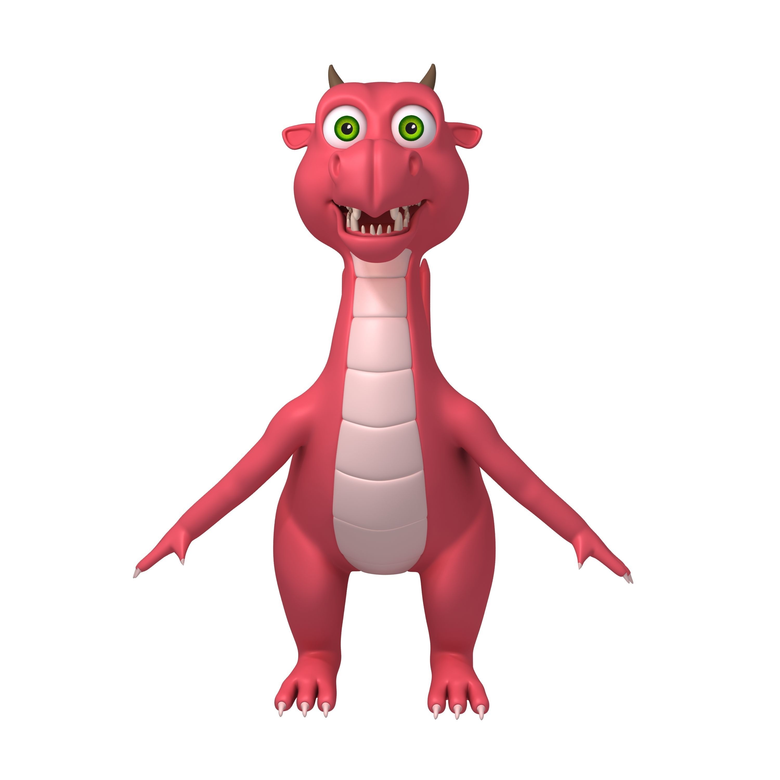 Dragon Cartoon 3D model | CGTrader