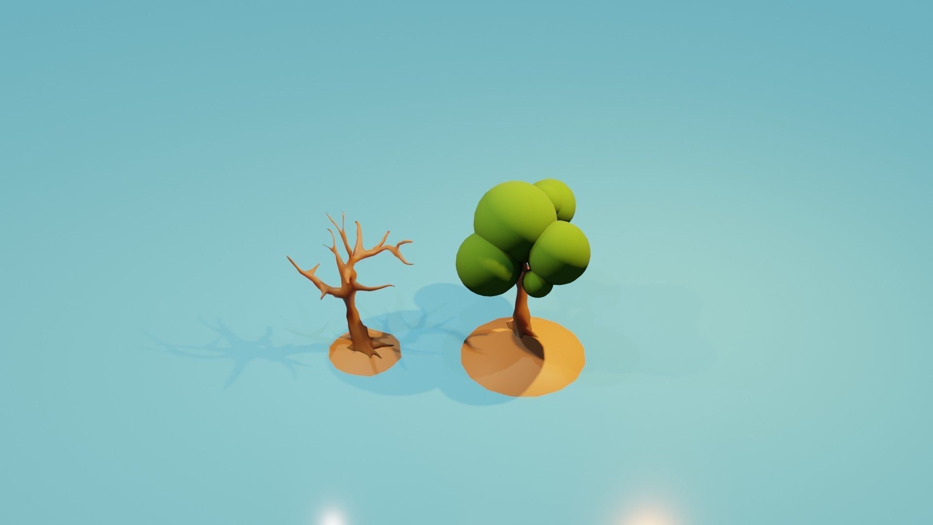free 3d simple cute tree free VR / AR / low-poly 3D model | CGTrader